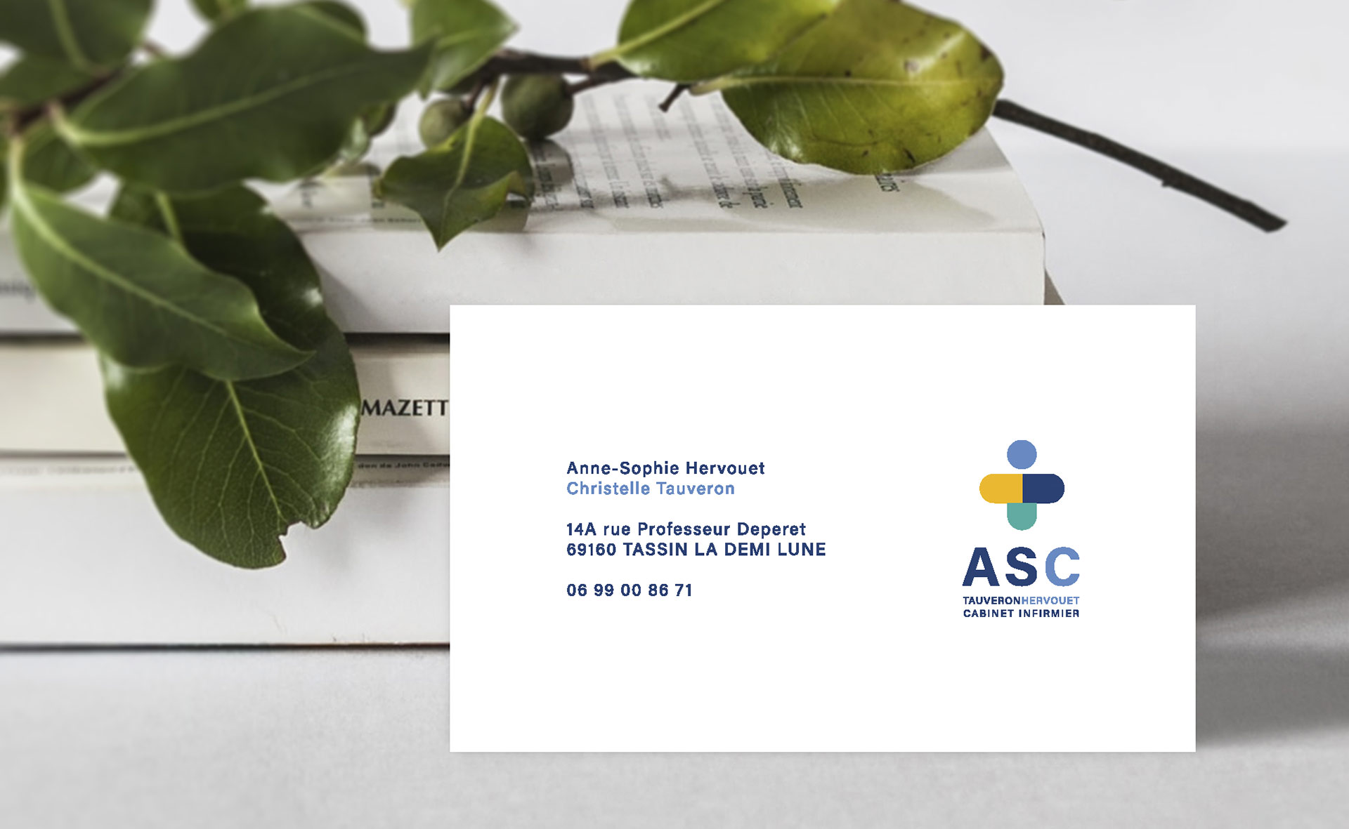 Notre création pour ASC cabinet infirmier - Agence Novelar